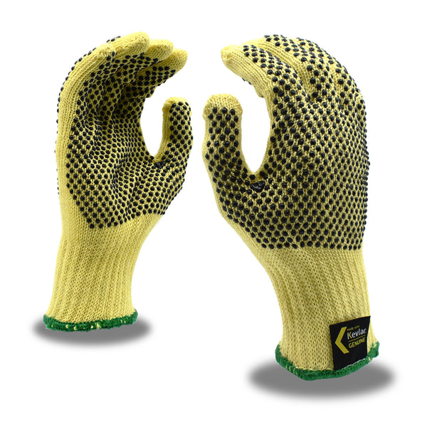 100% KEVLAR® KNIT W/ PVC DOTS GLOVES - Pack of 12 – Nova Industrial Safety